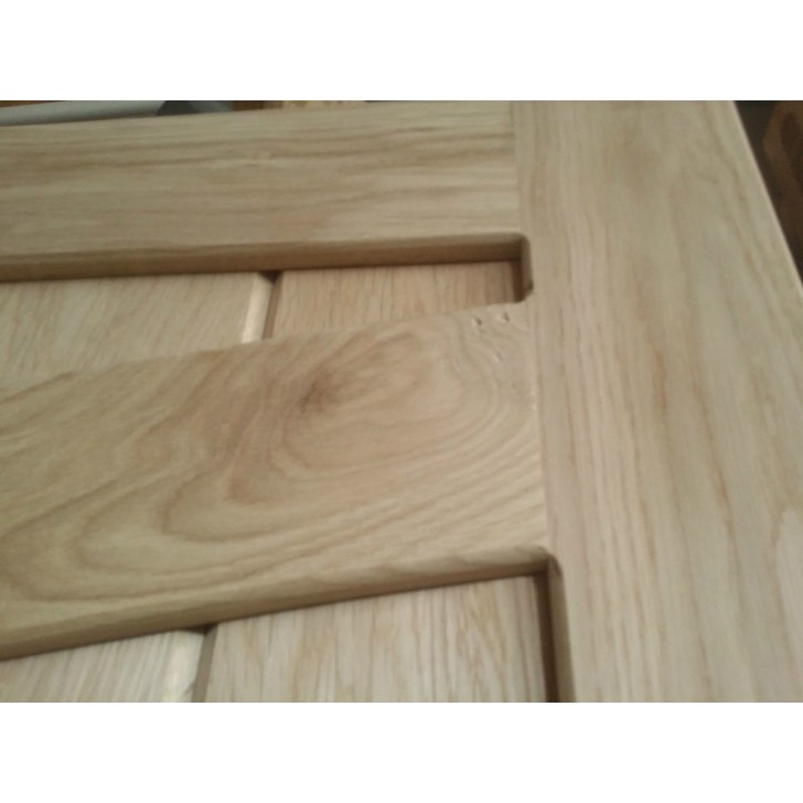 Pre Finished Oak Doors with Black Handles | Solid Oak Garage