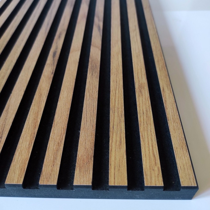 Slatted Wall Panels – Made to Measure Oak MDF Panels