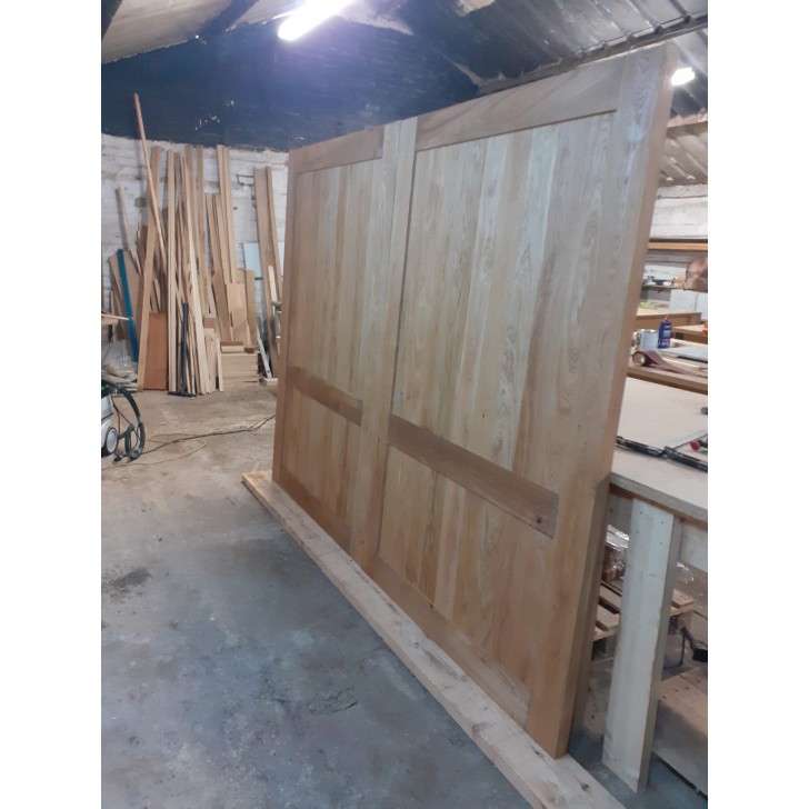 Double solid oak doors made to measure to fit your home